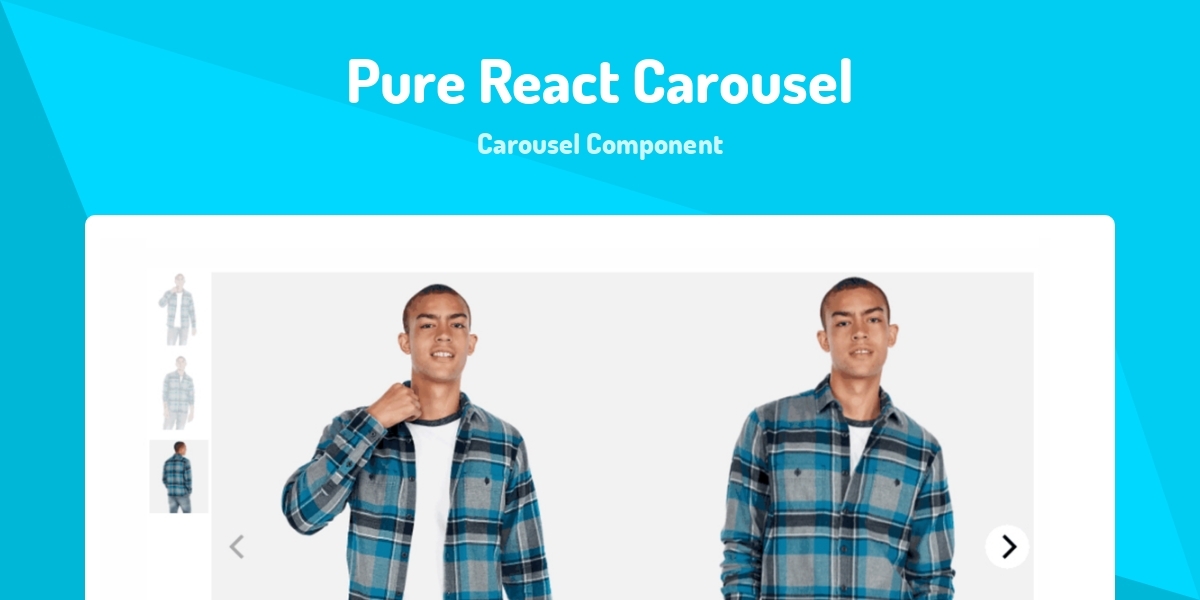 Pure React Carousel Carousel Component Made With Reactjs